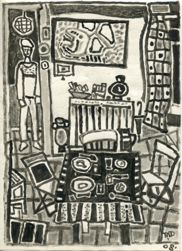 Dans la salle à manger - Michel Debiève - 2008 | CHOUETTE Galerie